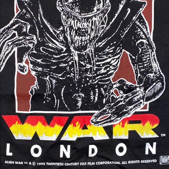 Shirts | Sold Vintage Alien War London Tshirt | Poshmark
